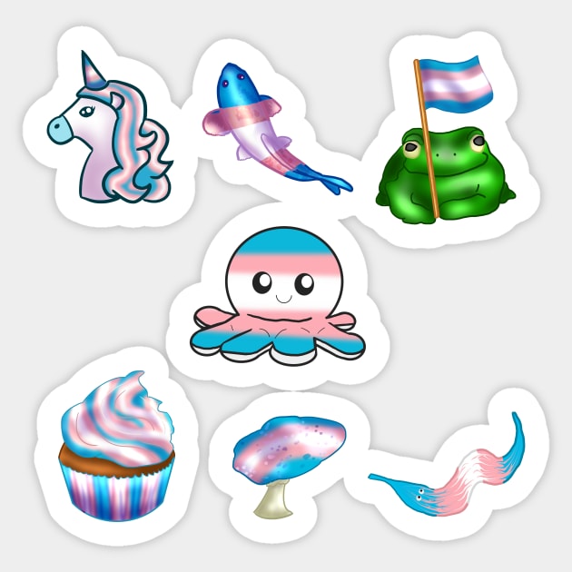 Transgender LGBTQ Pride Sticker Pack - Transgender - Sticker | TeePublic